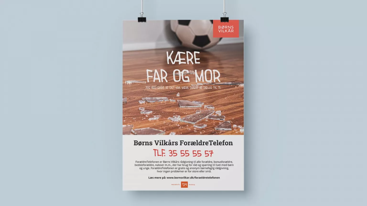Gratis materialer om ForældreTelefonen - Børns Vilkår